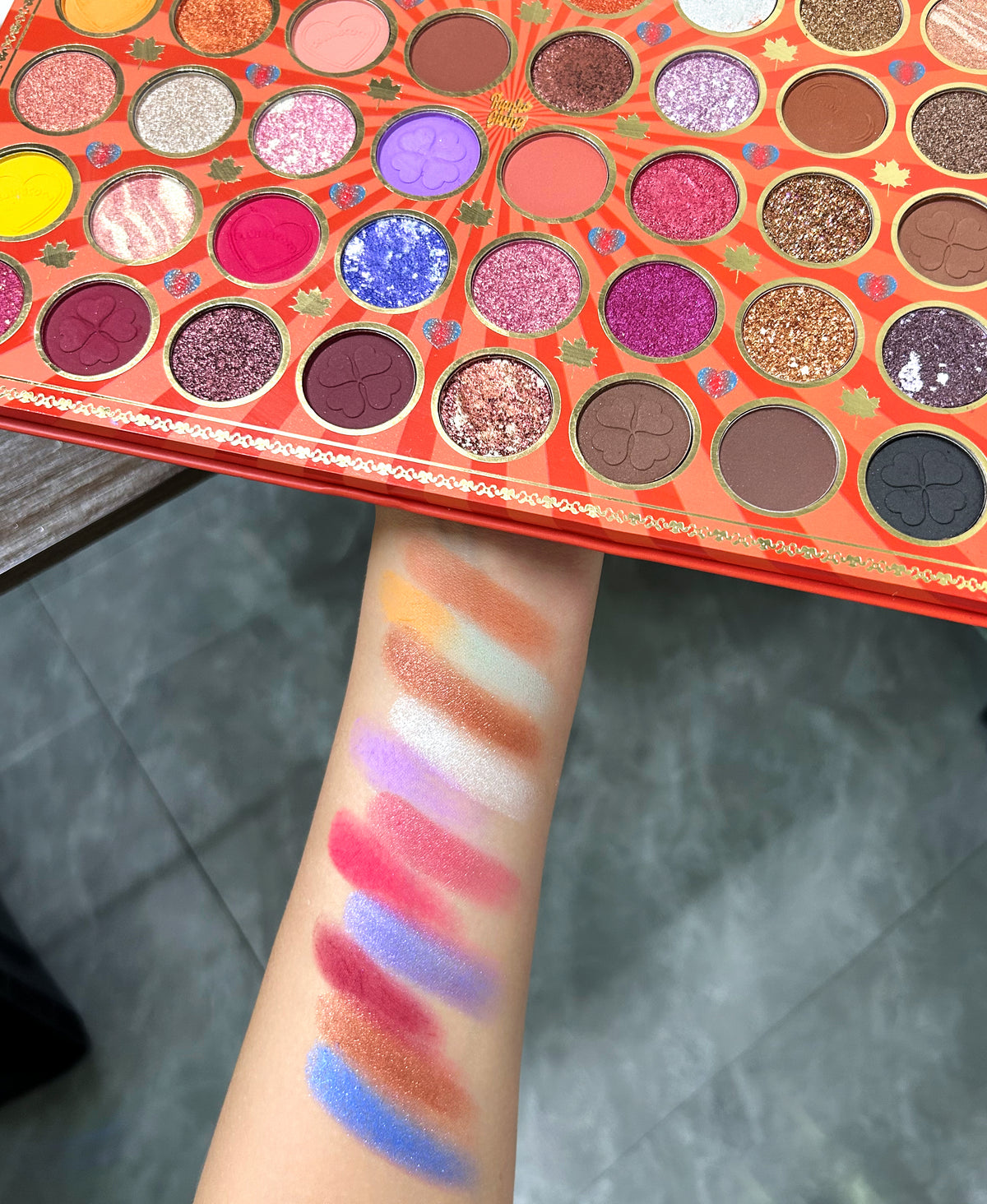 48-Color Fall Harvest Eyeshadow Palette (KC231514) | KEVIN&COCO
