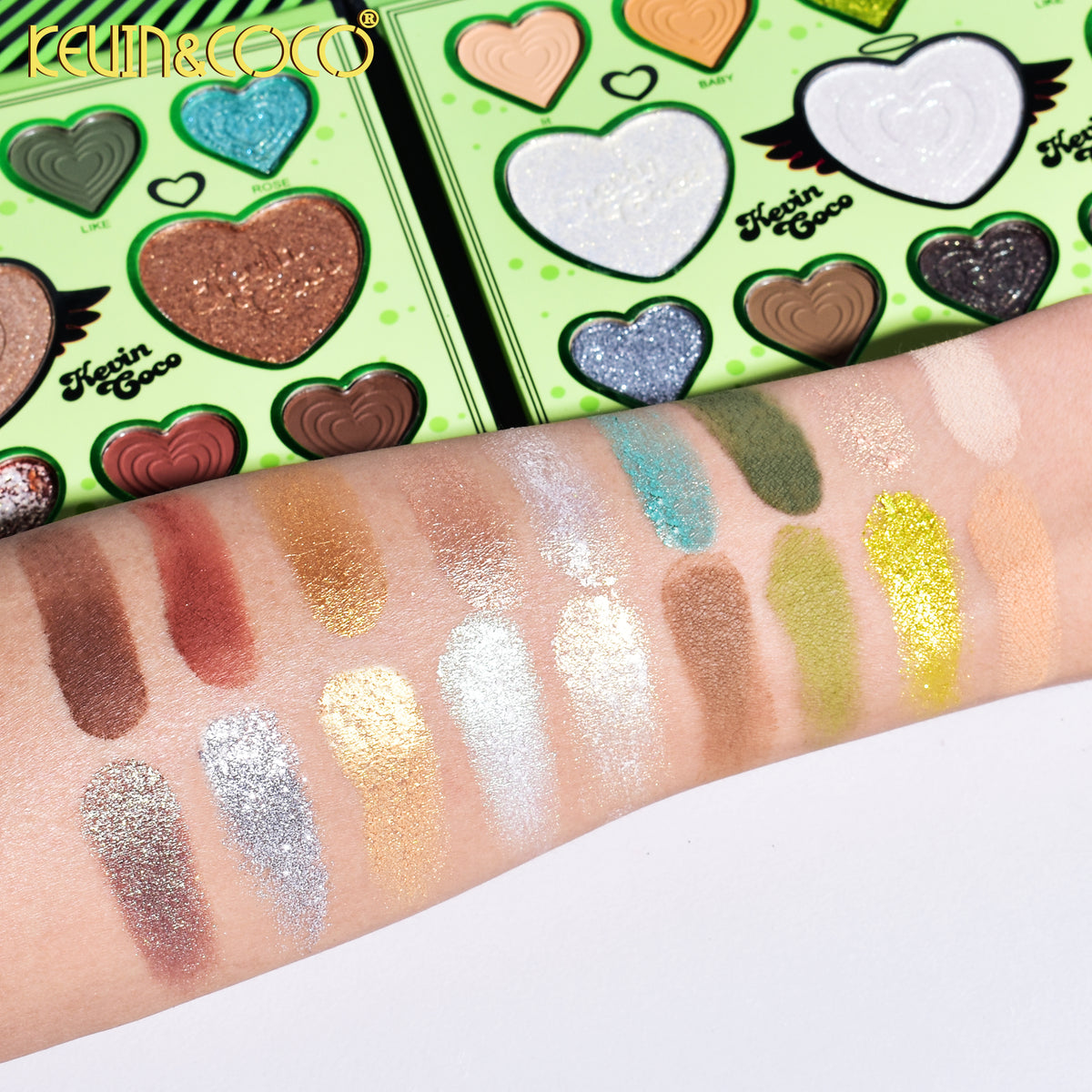 13-Color Sparkle Night Eyeshadow Palette (KC245321) | KEVIN&COCO