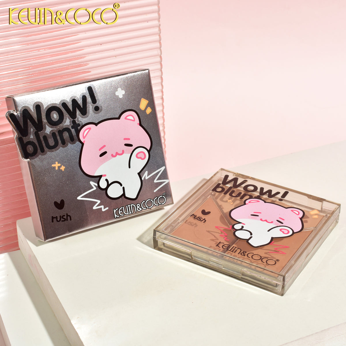 3-Color Wow Blunt Contour Palette (KC245468) | KEVIN&COCO