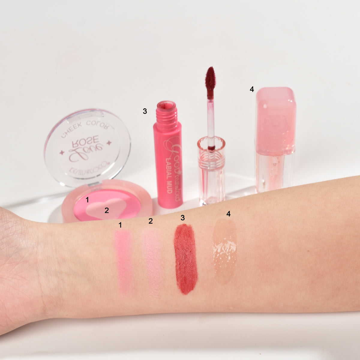 Mousse Kiss Lip & Cheek Kit (KC247554) | KEVIN&COCO