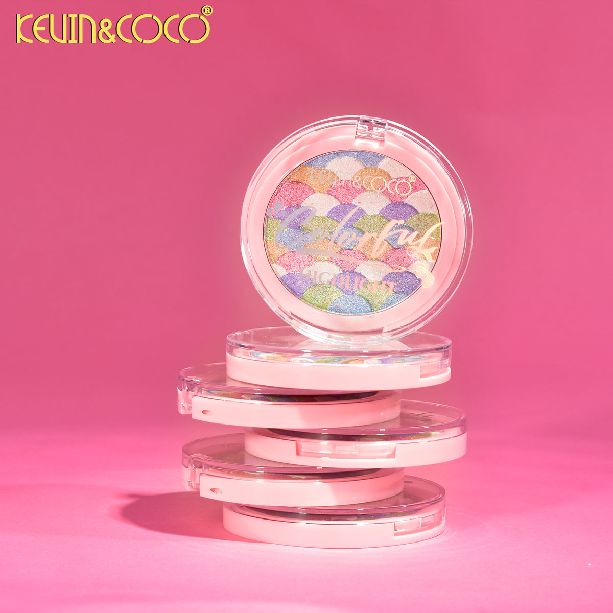 Mermaid Glow Highlighter DISPLAY SET - 24 PCS (KC248865) | KEVIN&COCO