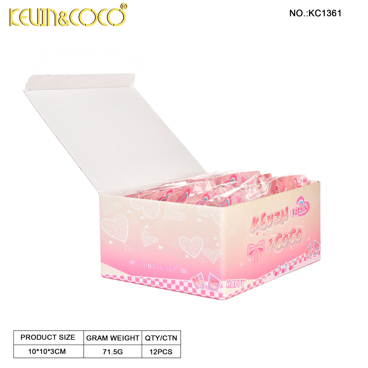 Bubble Berry Lip & Cheek Balm -12PCS(KC1361) | KEVIN&COCO